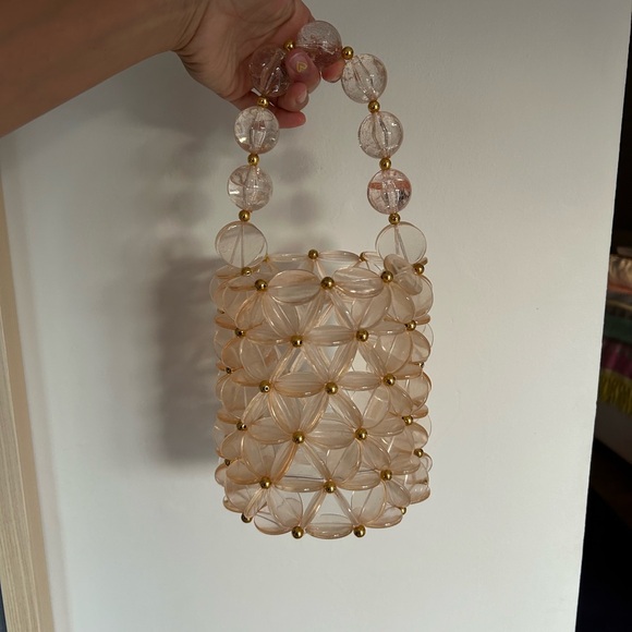 Vanina | Bags | Vanina Amber Bead Bucket Bag | Poshmark